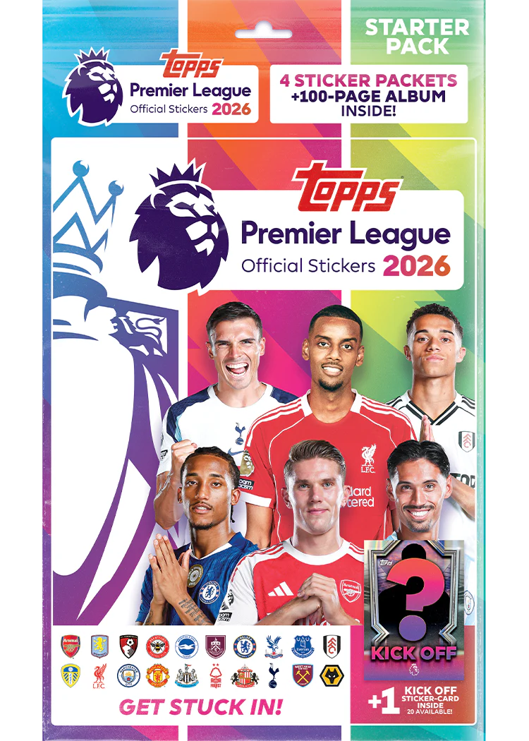 Premier League Stickers 2026 - Standard Starter Pack Sealed